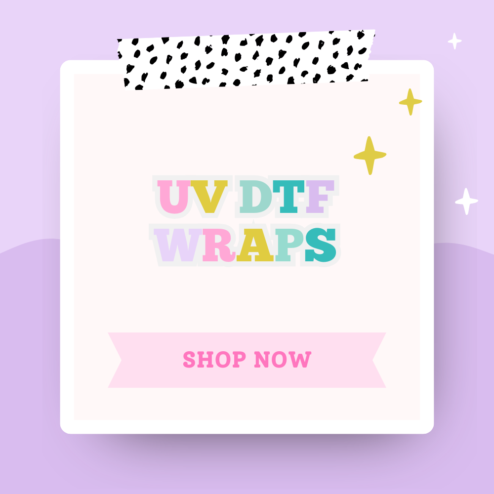 UV DTF Cup Wraps for Glass Cans & Tumblers | Ready-to-Use Wraps – Happy ...